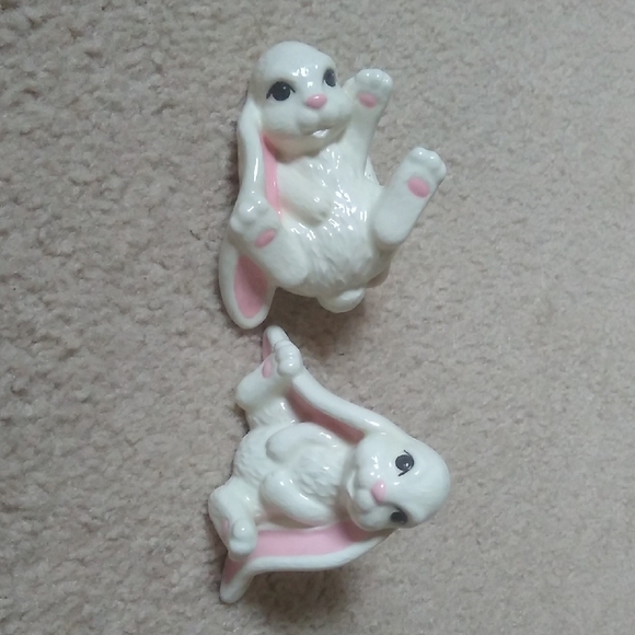 Small Pets | Ceramic Bunny Figurine Set | Poshmark